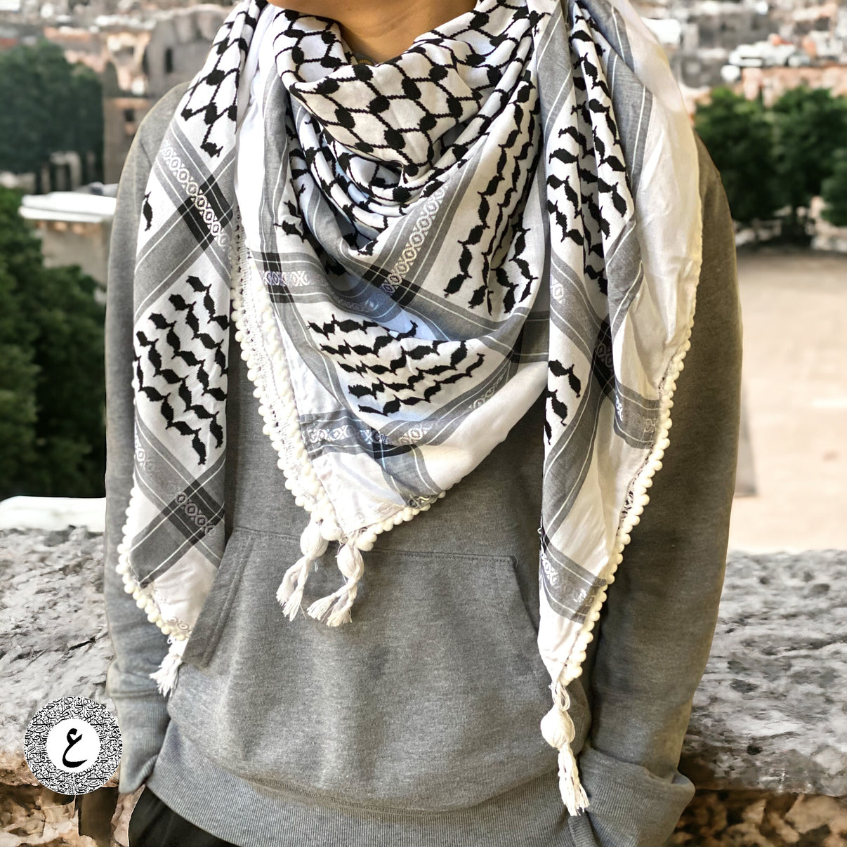 Palestinian kufiyah كوفيه فلسطينيه – Arabic Prints Shop