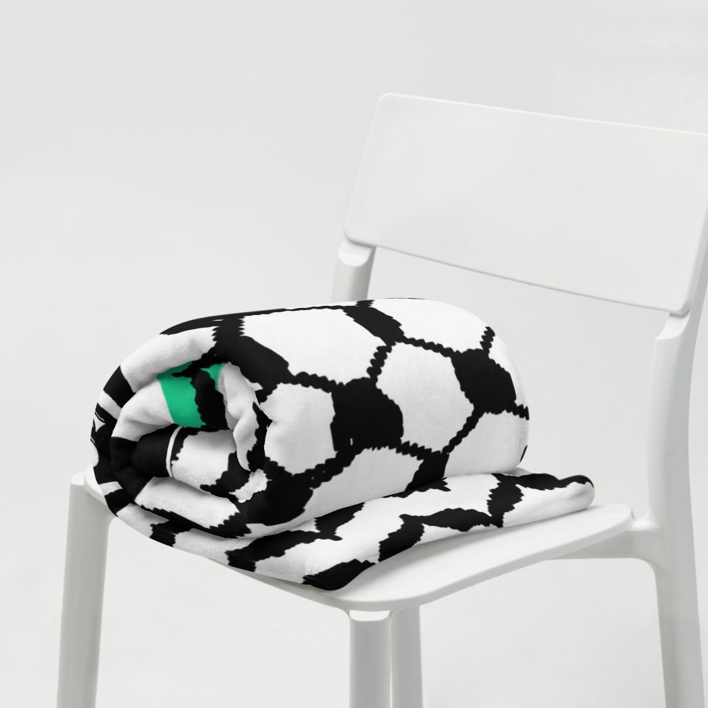Kufia Palestinian Throw Blanket – Arabic Prints Shop